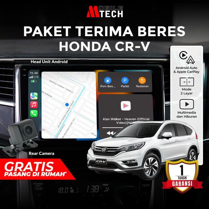 Jual MobileTech Head Unit Mobil Android Honda Crv Double Din 9/10 inch ...