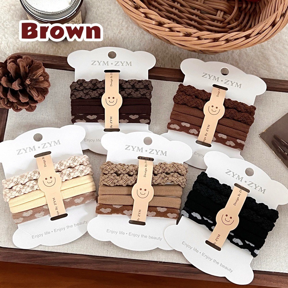 Jual SHISNDAY (5pcs) Ikat Rambut Basic Aksesoris Rambut Korea Kunciran ...