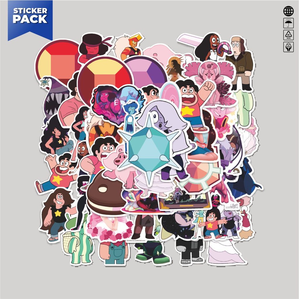 Jual [100PCS]Stiker Pack Stiker Kartun Steven Universe Char Mix 2 ...