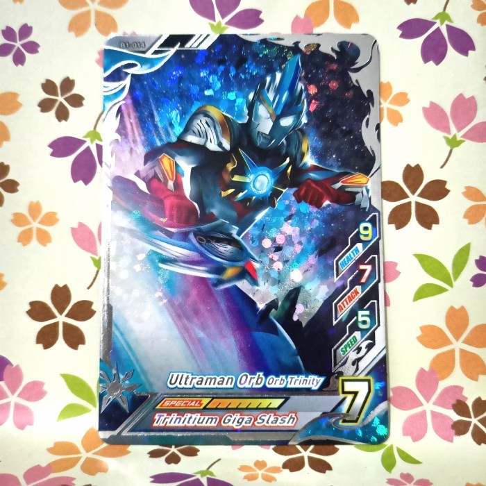 Jual ultraman orb orb trinity SR B1-014 ultraman fusion fight R/B ver.1 ...