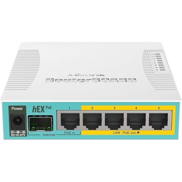 Jual Mikrotik RB960PGS RB960-PGS HEX-PoE Routerboard 5 port | Shopee ...