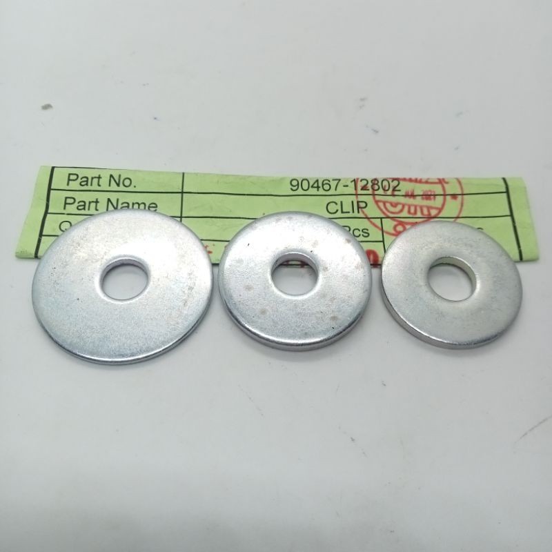 Jual RING PLAT M8 BAUT 12 LEBAR TEBAL ORIGINAL UNIVERSAL GANJELAN BAUT ...
