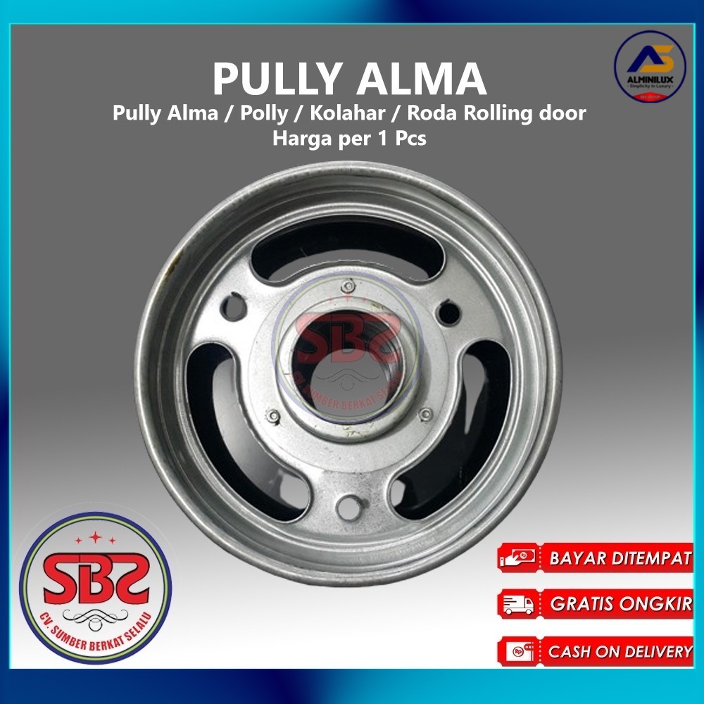 Jual Pully Alma / Polly / Kolahar / Roda Rolling door | Shopee Indonesia