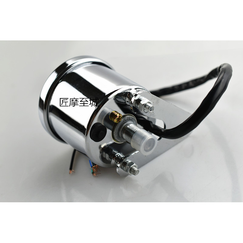 Jual Universal Chrome Motorbike Instrument 7 color Display Oil Level ...