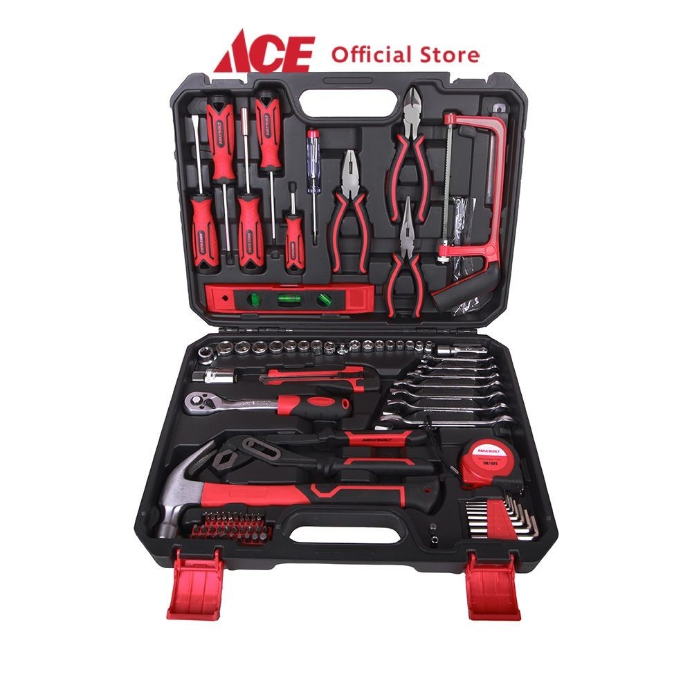 Jual Maxbuilt Set 96 Pcs Perkakas Mekanik - Hitam Hand Tool Set Alat ...