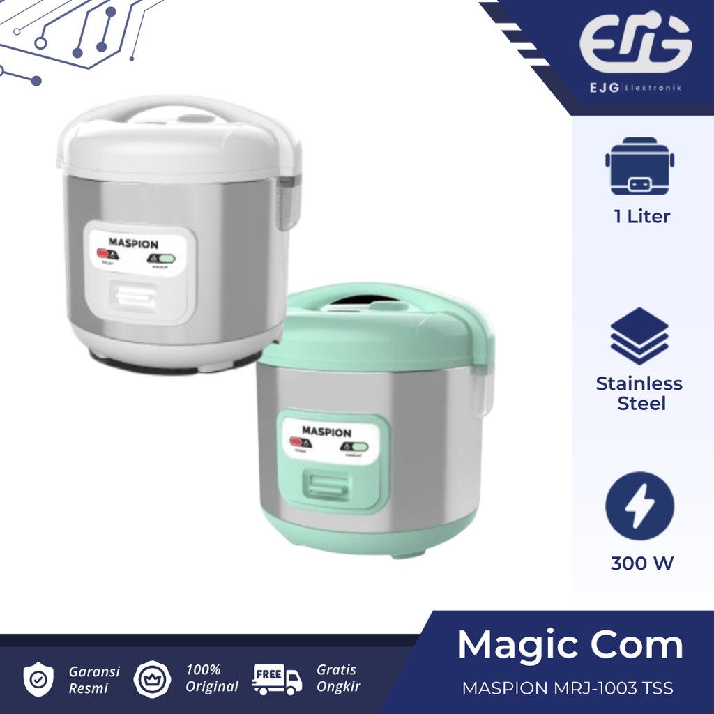 Jual MASPION MRJ 1003 TSS MAGIC COM 1 LITER BODY PANCI STAINLESS STEEL ...