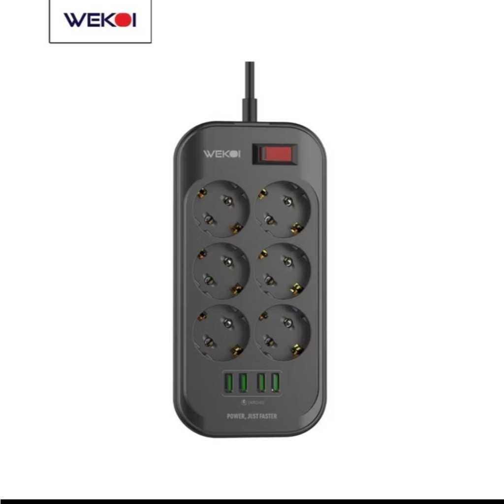 Jual Stop Kontak Power Socket LDNIO SE6403 6 Socket 4 USB Original | Shopee Indonesia