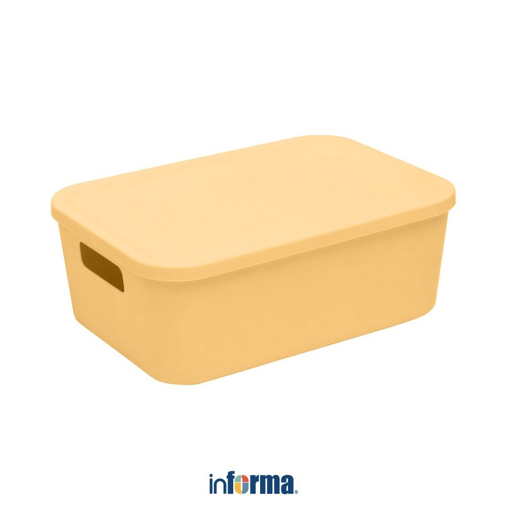 Jual Informa 26.5X18.8X10 cm Lolla Kotak Penyimpanan - Kuning Kotak ...