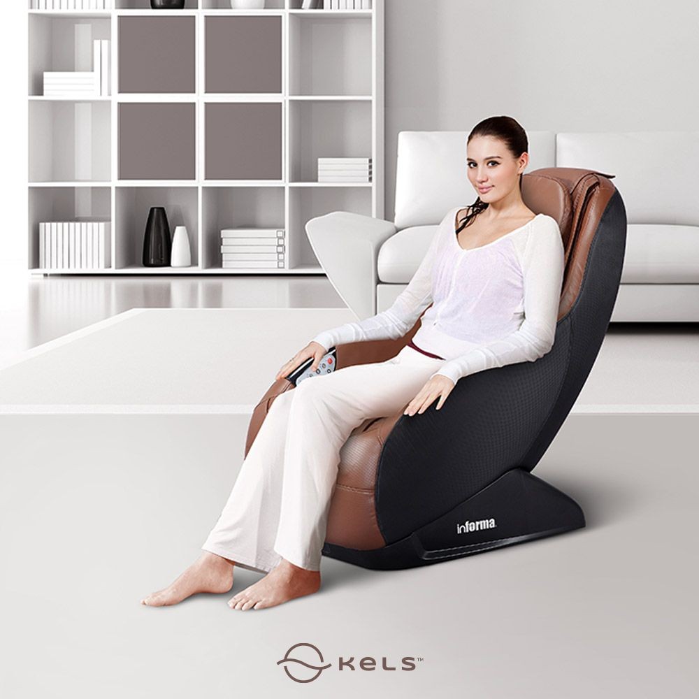 Jual Kels Neo Koji Kursi Pijat Compact - Cokelat Electric Massage Chair ...