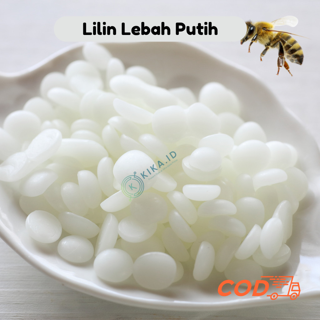 Jual Cera Alba kemasan 50gram/Beeswax putih/Lilin Lebah Putih | Shopee ...