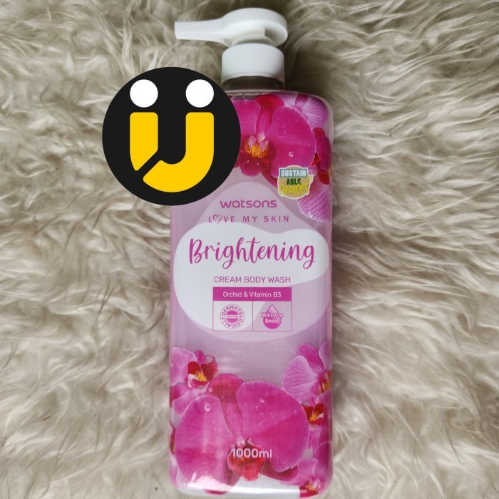 Jual Watsons Brightening Cream Body Wash 1000 ml Sabun Mandi Cair ...