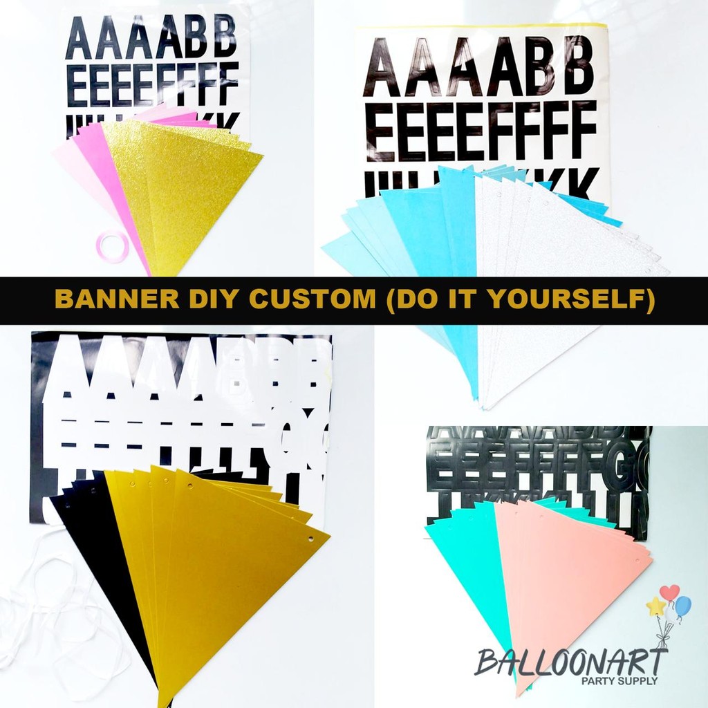 Jual Banner Flag DIY/Banner Sticker/Banner Polos/Banner Custom | Shopee ...