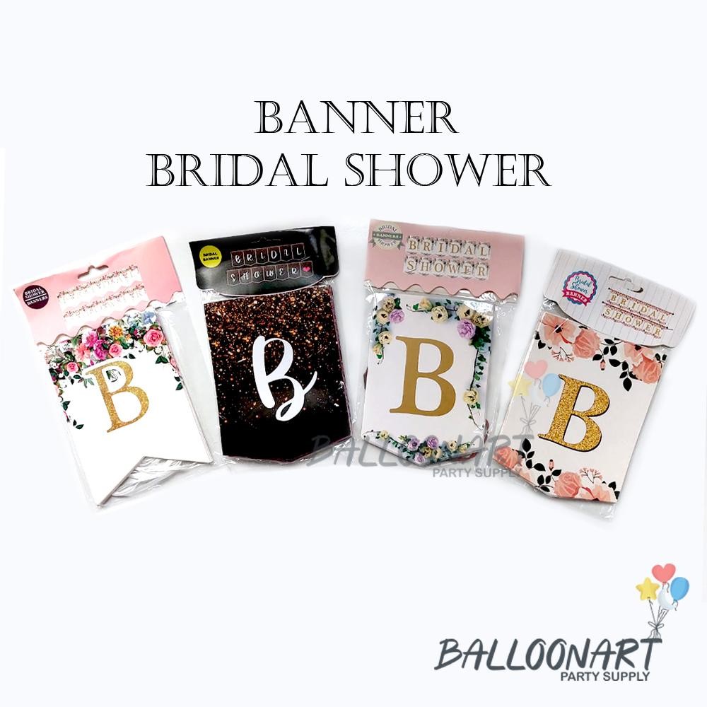 Jual Banner Bridal Shower/Banner Wedding/Banner Bride To Be | Shopee ...