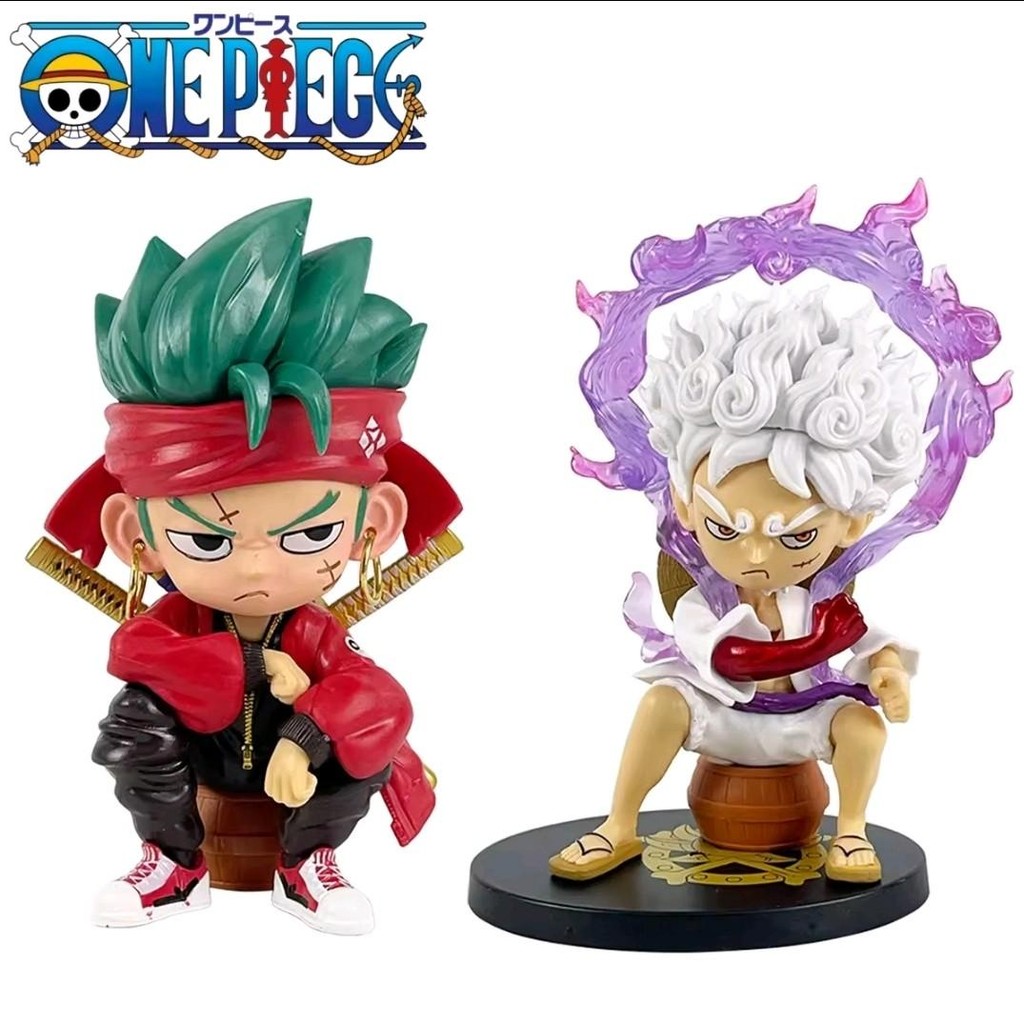Jual Action One Piece Q Version Roronoa Zoro & Monkey D Luffy Chubby XL ...