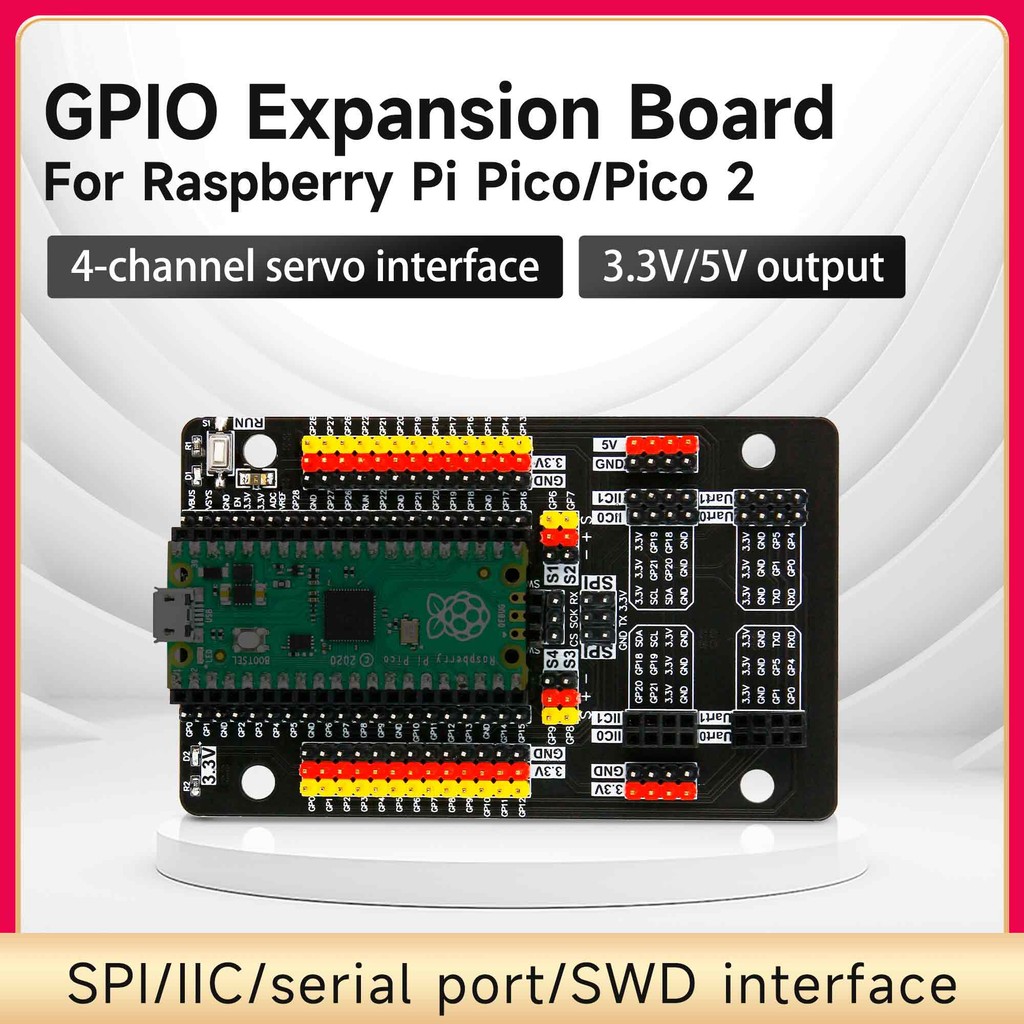 Jual Raspberry Pi Pico GPIO Sensor Expansion Board Module Multiple Functional Interfaces for ...