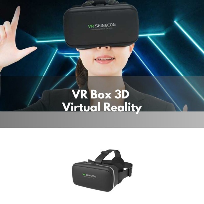Jual GRSO VR Box 3D Virtual Reality Glasses Adjustable Panoramic SCVGGM | Shopee Indonesia