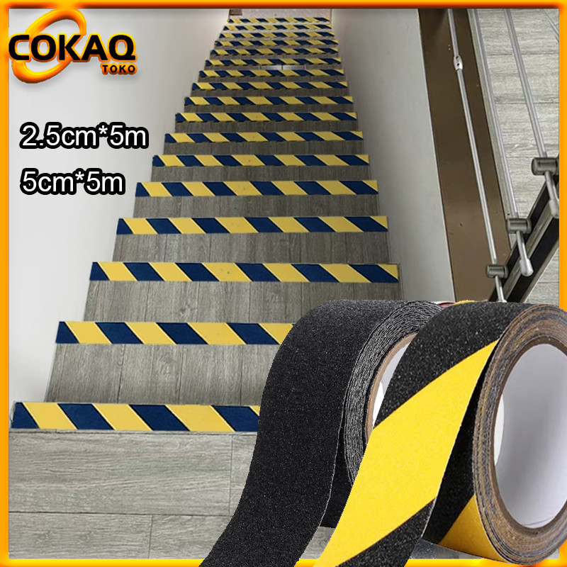 Jual COKAQ Lakban Lantai Lakban Tangga Anti Licin Lakban Anti Slip Untuk Tangga Lantai Kamar ...