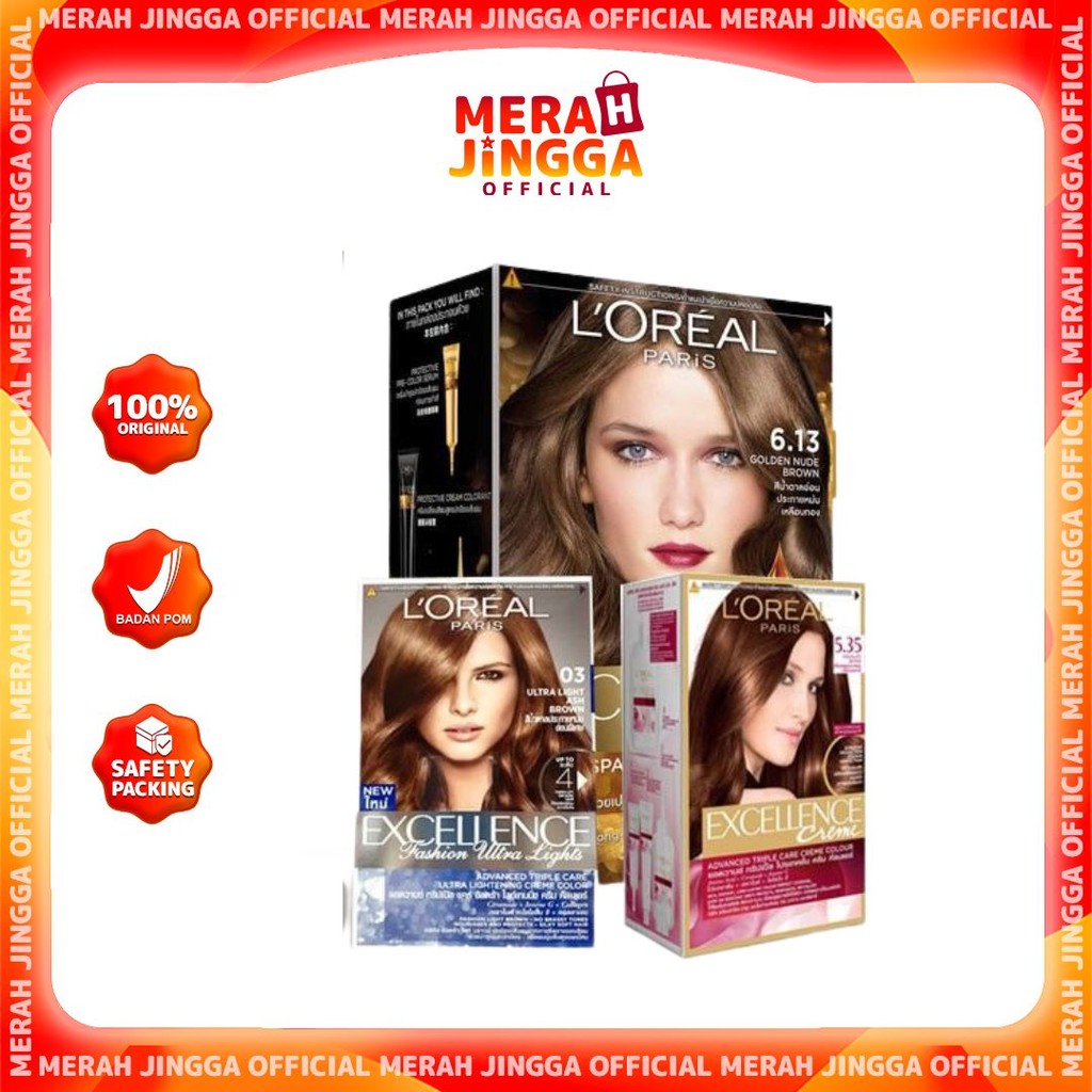 Jual Loreal Paris Excellence Creme Hair Color - Cat Pewarna Rambut ...