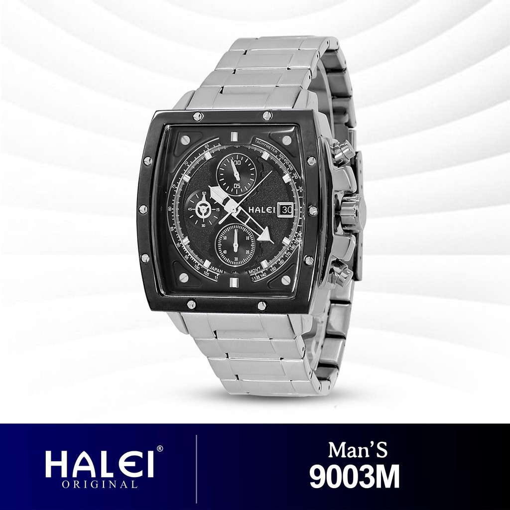 Jual HALEI IND 9003 - Bergaransi Original Jam Tangan Pria Chronograph ...