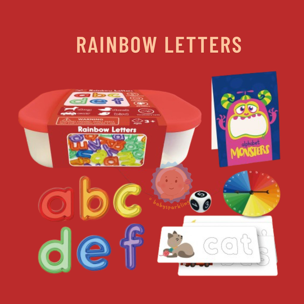 Jual RAINBOW LETTERS | Mainan edukasi belajar montessori anak ...