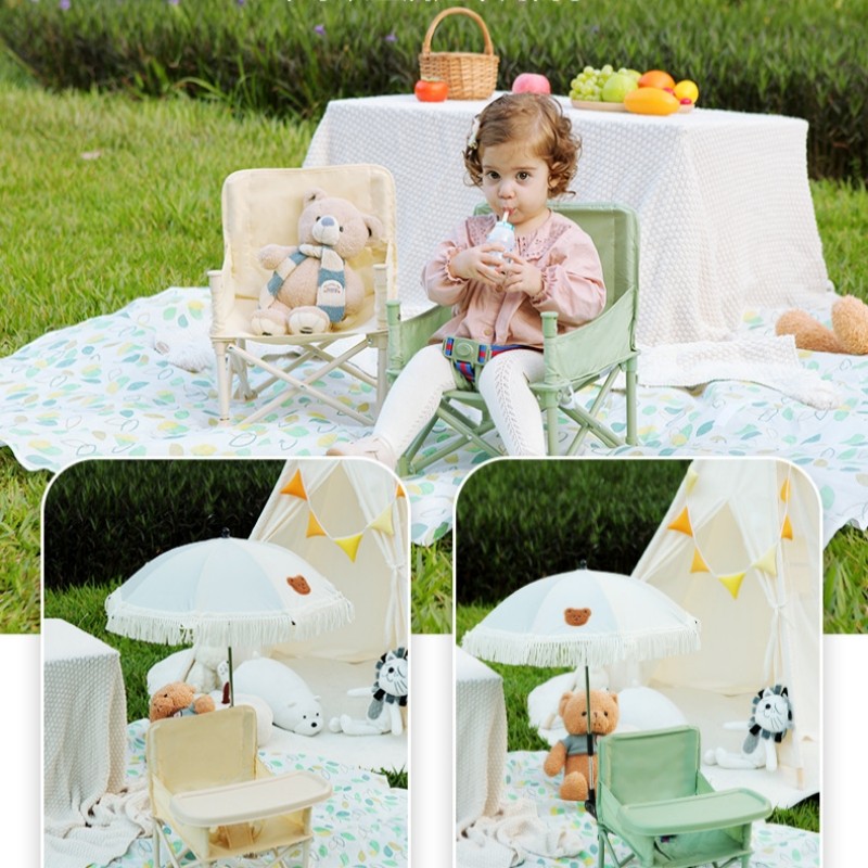 Jual Baby picnic chair Outdoor beach camping stool Portable folding ...