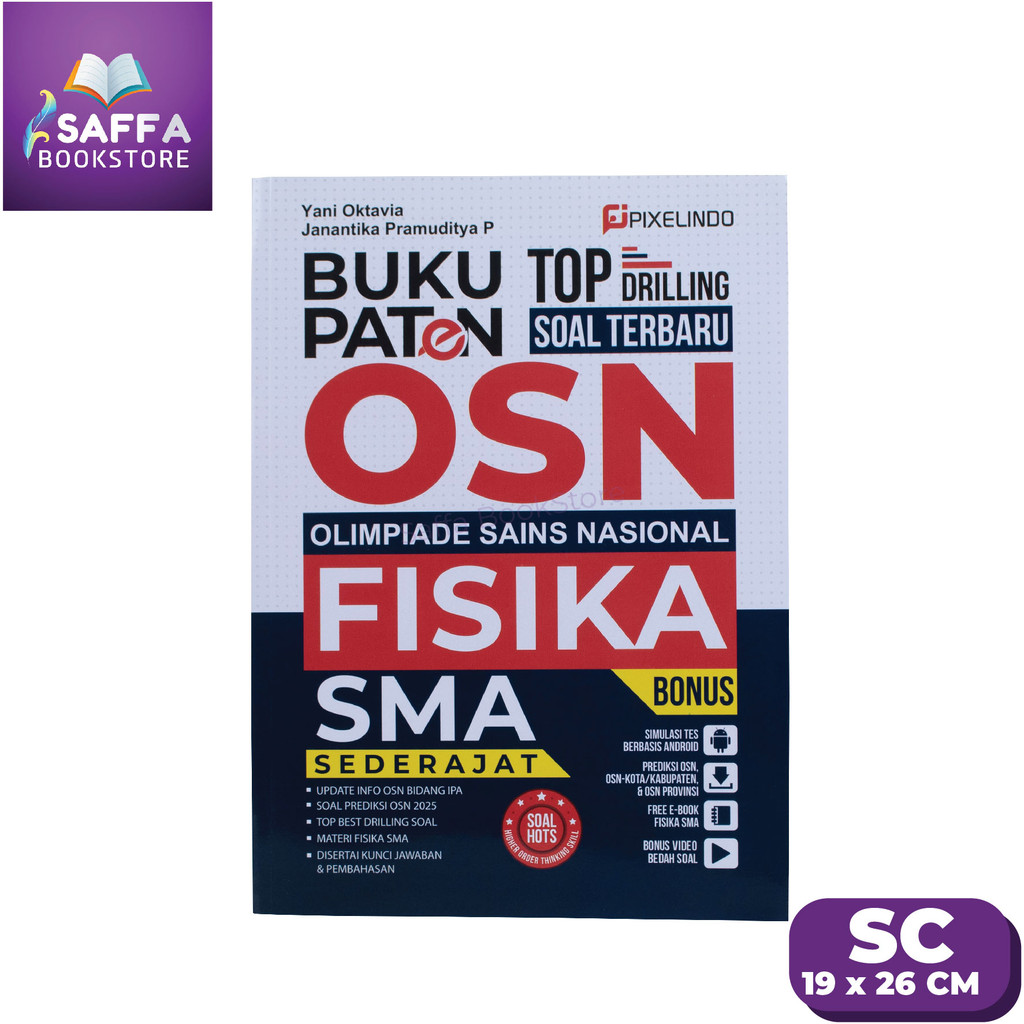 Jual Buku Latihan OSN Fisika SMA Mencakup Materi, Soal, Pembahasan, dan Prediksi Soal OSN 2025 ...