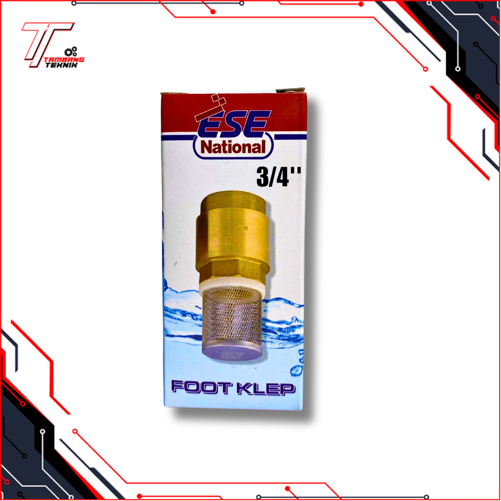 Jual FOOT KLEP / TUSEN KLEP / FOOT VALVE KUNINGAN 3/4" YORK ESE ...