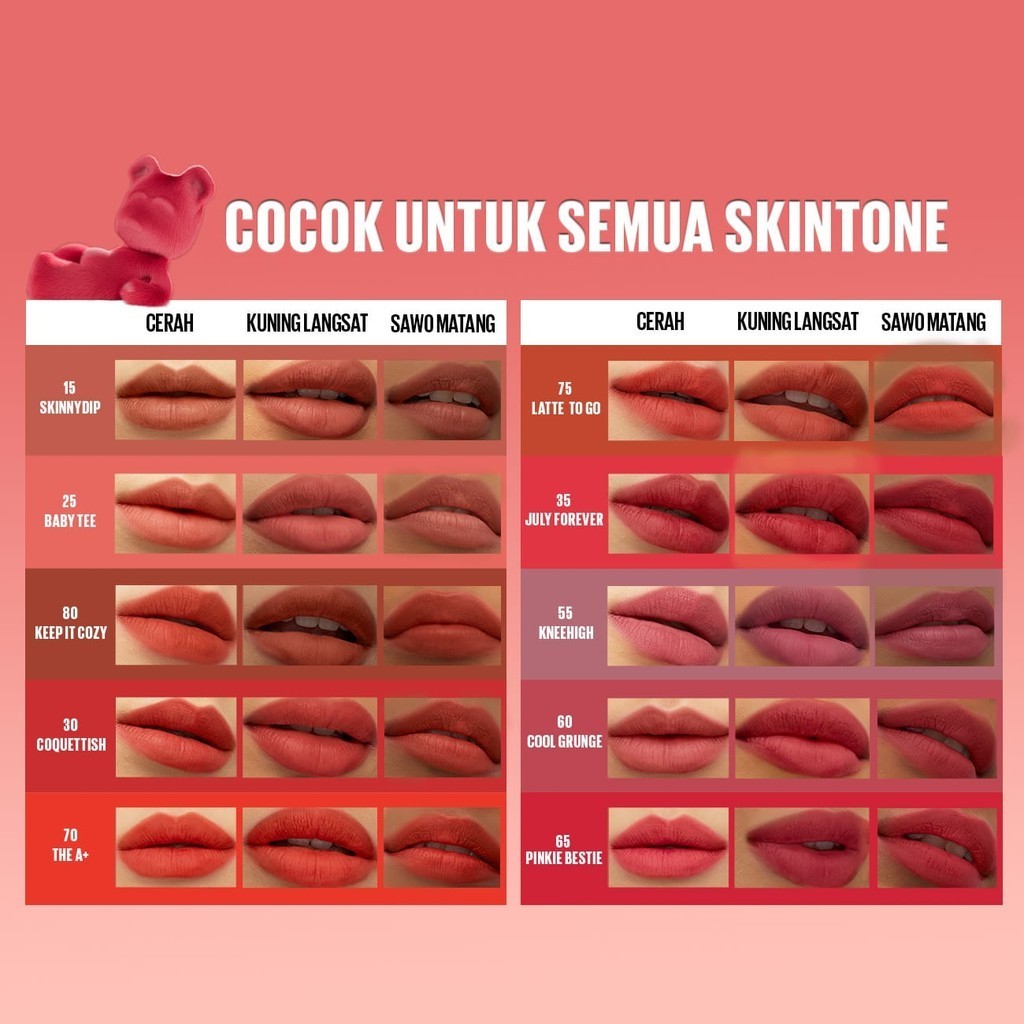 Jual MAYBELLINE Superstay Teddy Tint 5 mL - Teddy Soft Matte Perfect ...