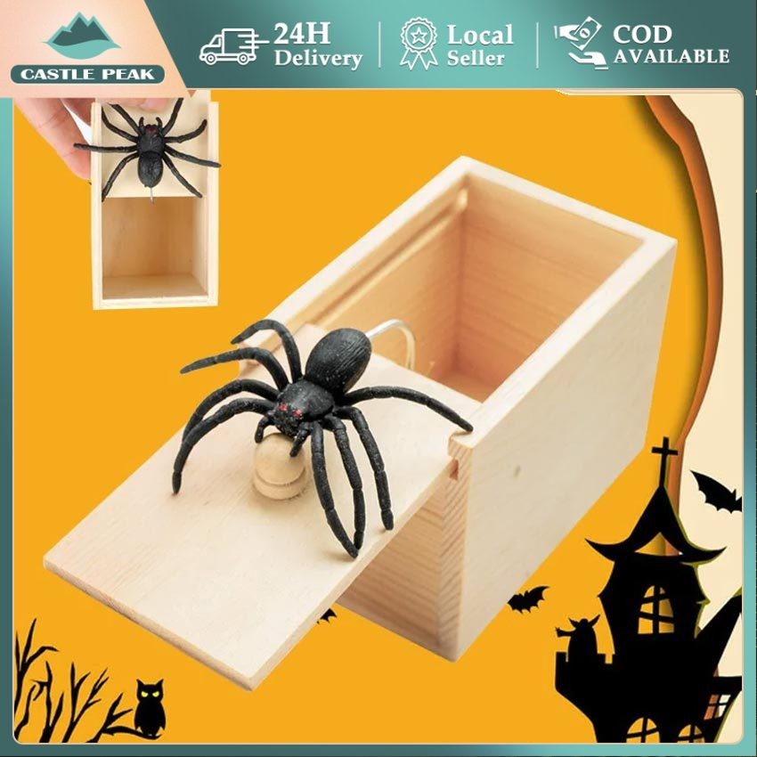Jual Spider Box Impact Prank Toy Toy Surprise Box - Spoof Kreatif ...