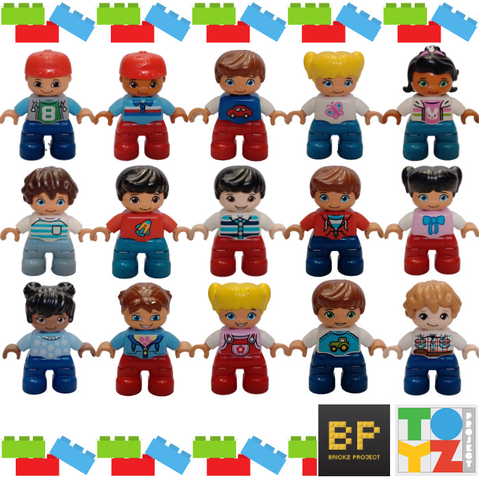 Jual Lego Minifigures Duplo Children (ziplock) | Shopee Indonesia