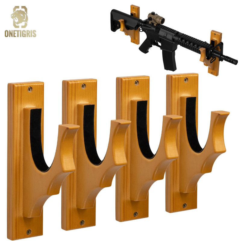 Jual ONETIGRIS Gun Rack Wall Mount - Gun Hooks for Shotgun Bow Gun ...