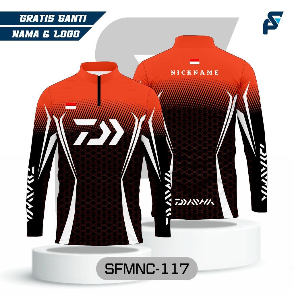 Jual Baju Mancing Full Printing Dan Sublime Gratis ganti/pasang logo ...