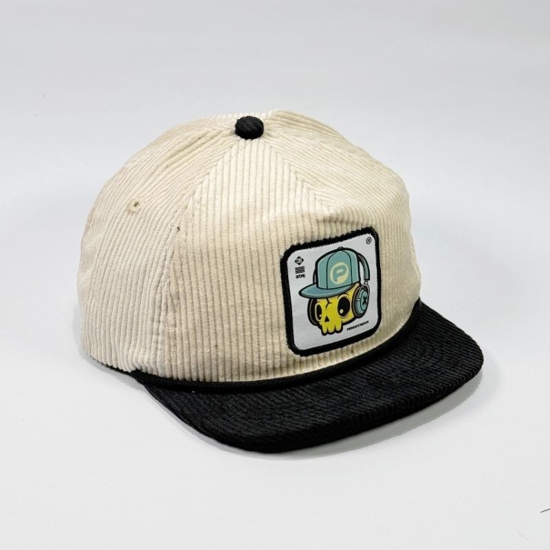 Jual Topi Rope Hat Corduroy Patch Pino Walkman Visor Pendek | Shopee ...