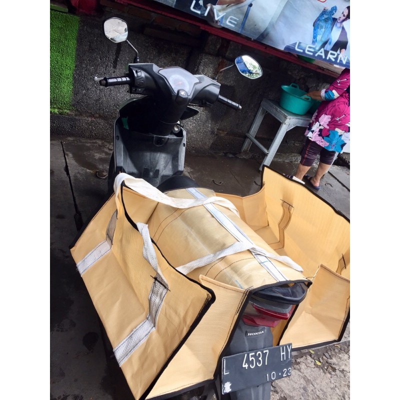 Jual RONJOT SAK KARUNG Tas rengkek / Tas motor Tas Obrok Karung Tebal ...