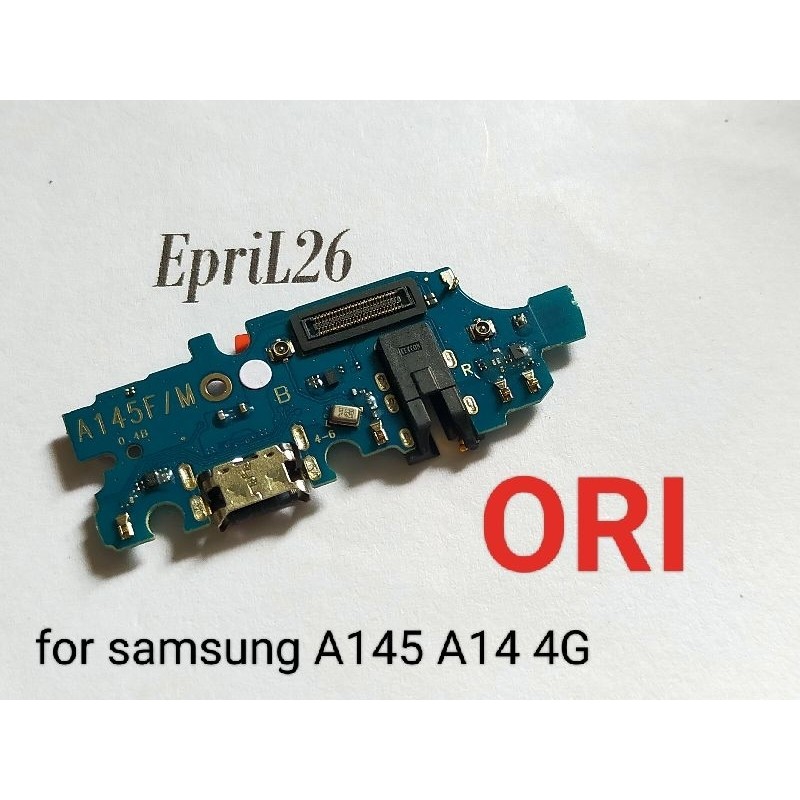 Jual connector charger samsung a14 4g ( a145f ) original papan konektor cas pcb board samsung ...