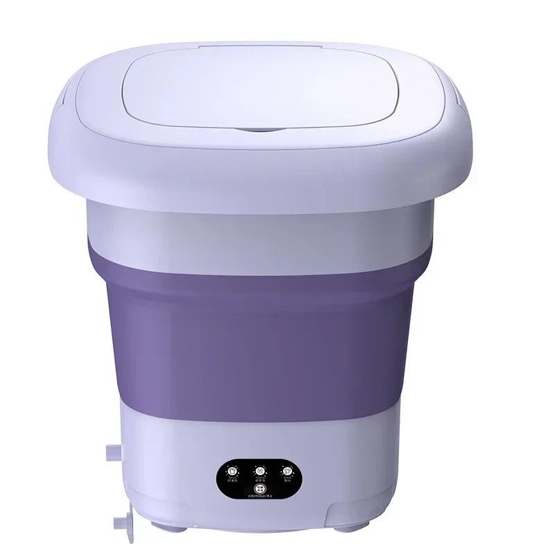 Jual Folding Portable Washing Machine Big Capacity with Clothes Spin ...