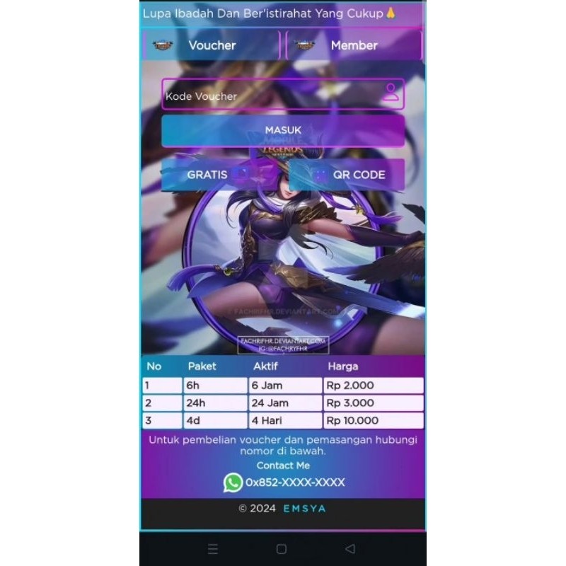 Jual Login Page Mikrotik | Hotspot Login Page Mobile Legends | Shopee ...
