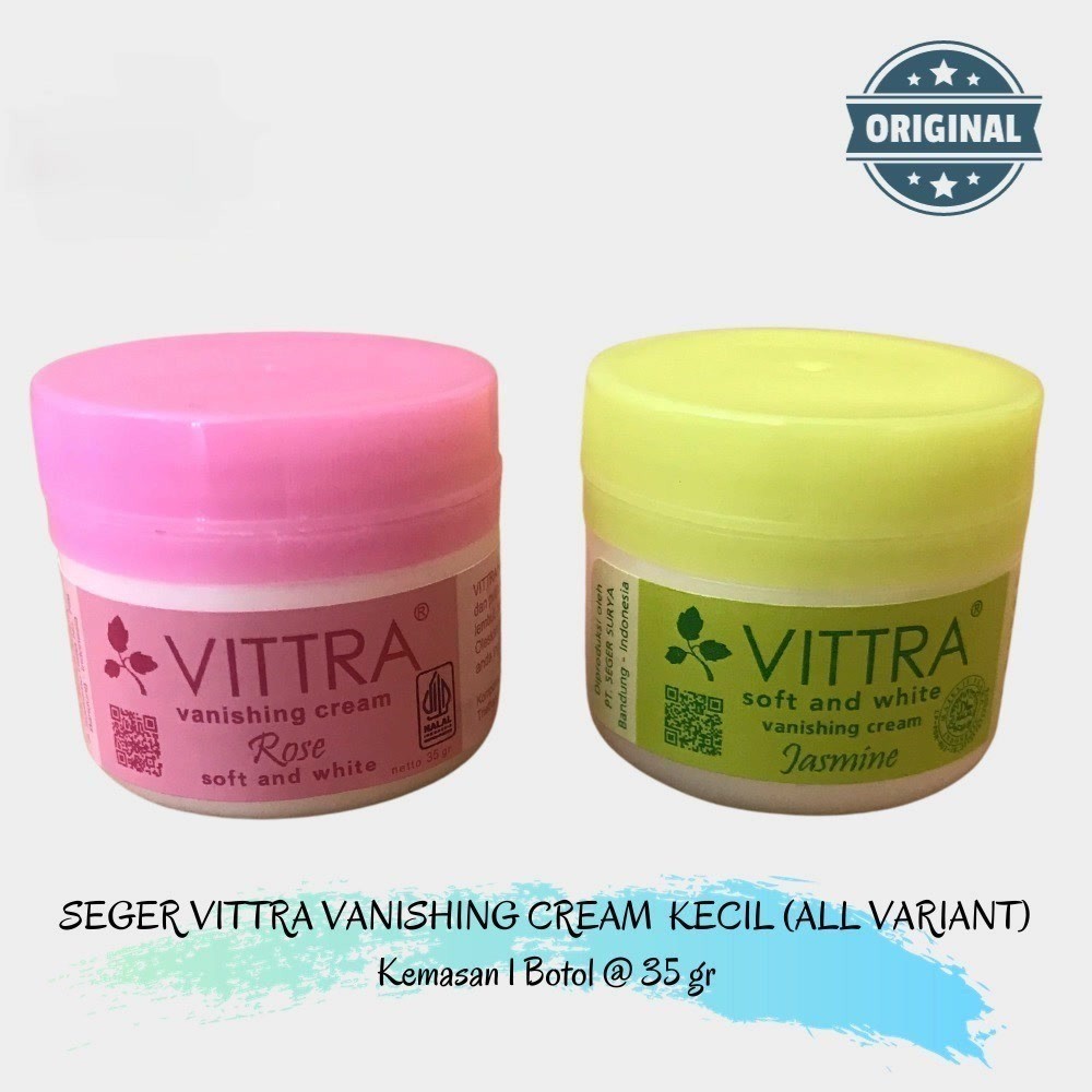 Jual [RB] Seger Vittra Soft And White Vanishing Cream Haselin KECIL 35 ...