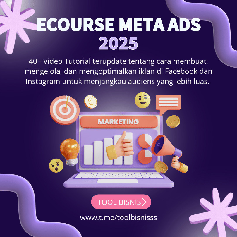 Jual ECOURSE META ADS 2025 - 40+ Video Tutorial terupdate tentang cara membuat, mengelola, dan ...