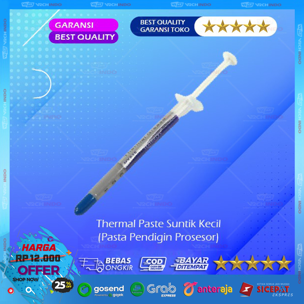 Jual Thermal Pasta / Paste / Grease CPU Processor PC Komputer / Laptop ...