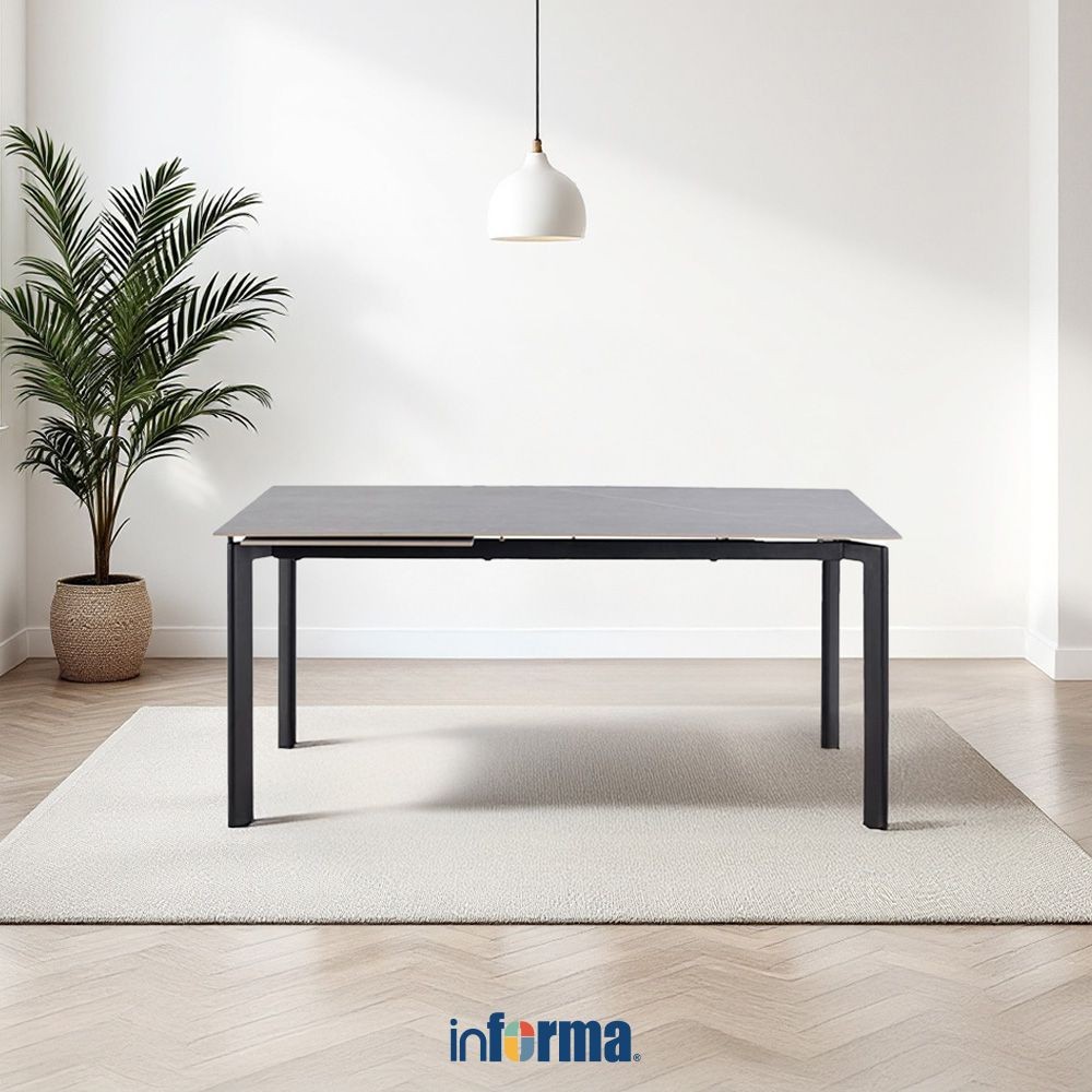 Jual Informa Palermo Meja Makan Extendable - Abu-Abu Dining Table ...