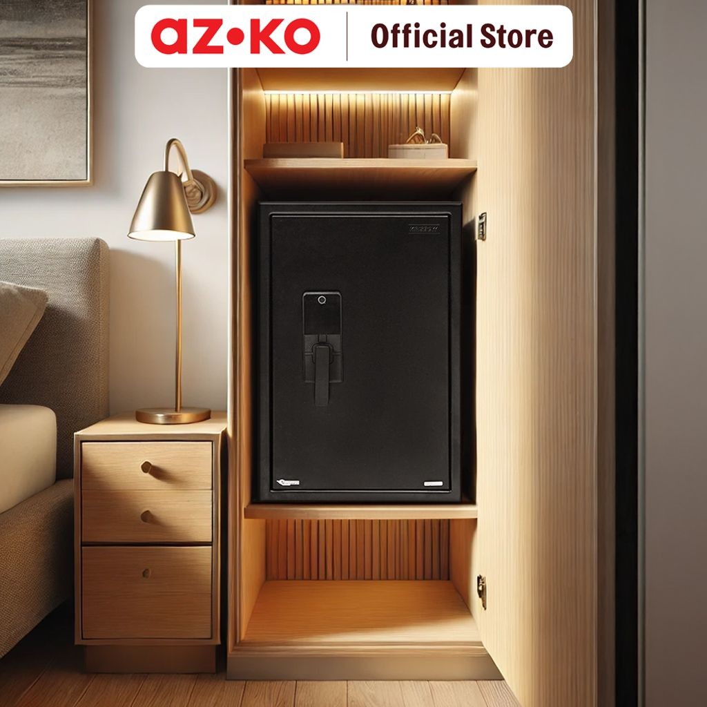 Jual AZKO Krisbow griffin Brankas Tahan Api 245slbt - Hitam Fire Safe ...