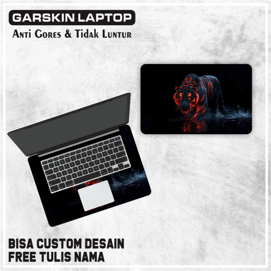 Jual Garskin Stiker Cover Protector Notebook Laptop Tema Hitam Keren ...