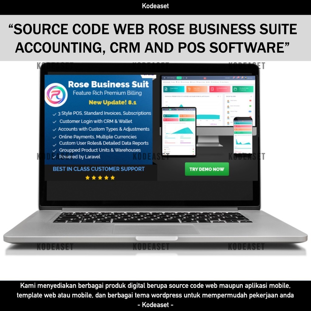 Jual SOURCE CODE APLIKASI WEB ROSE BUSINESS SUITE ACCOUNTING, CRM AND ...