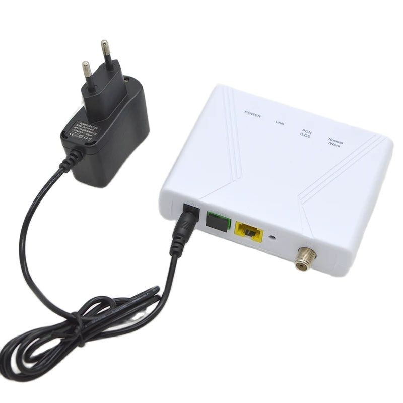 Jual Hot Sell Single Port Gigabit Fiber Optic Cat XPON ONU/ONT 1GE+CATV ...