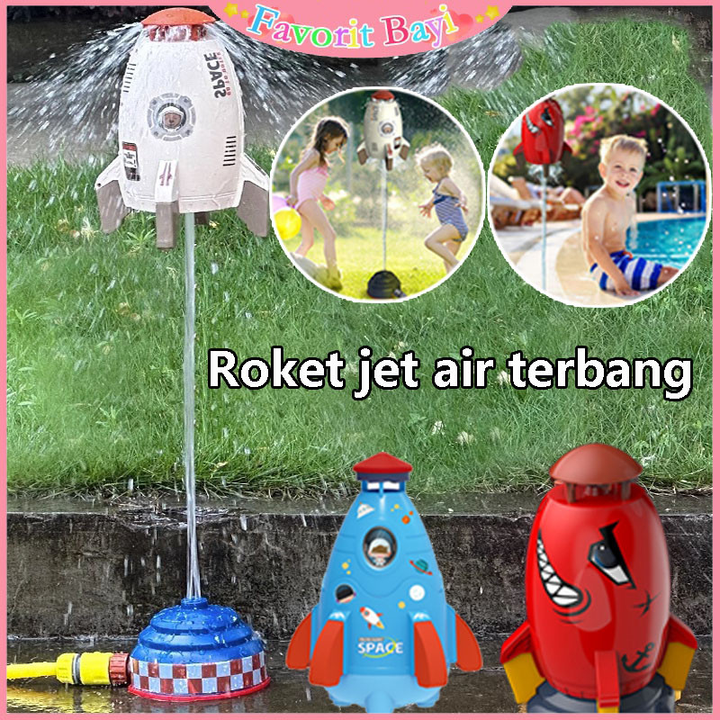 Jual Mainan Anak Roket Air / Mancur Peluncur Roket Terbang /Outdoor ...