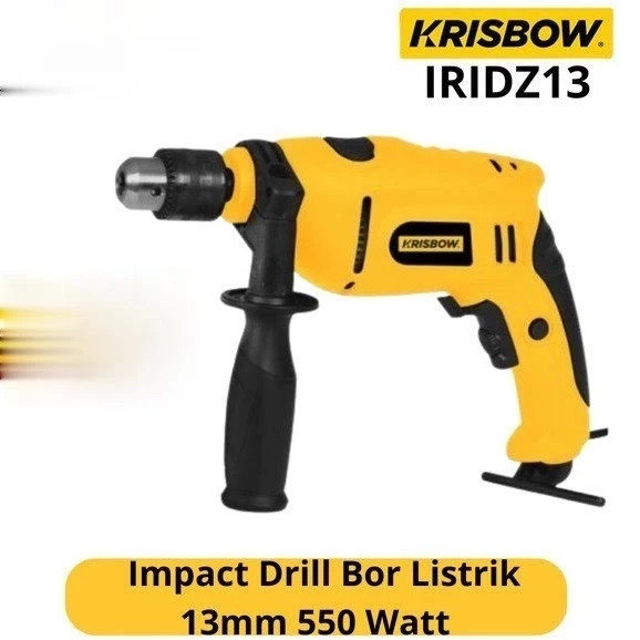 Jual Krisbow IRIDZ13 Impact Drill Bor Listrik 13mm 550Watt 13mm ...