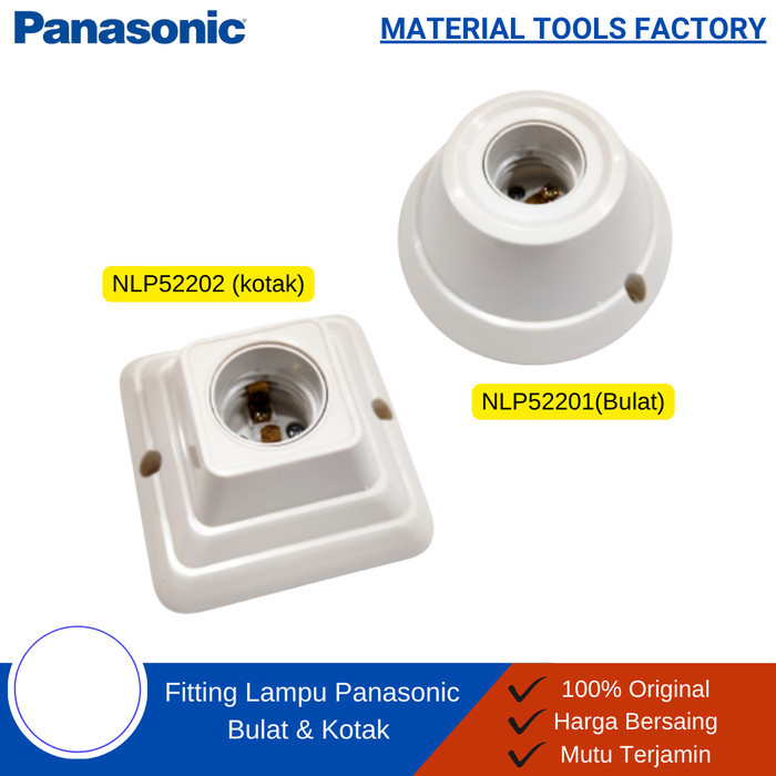 Jual Fitting Lampu Panasonic - Fiting lampu - kap lampu - rumah lampu ...