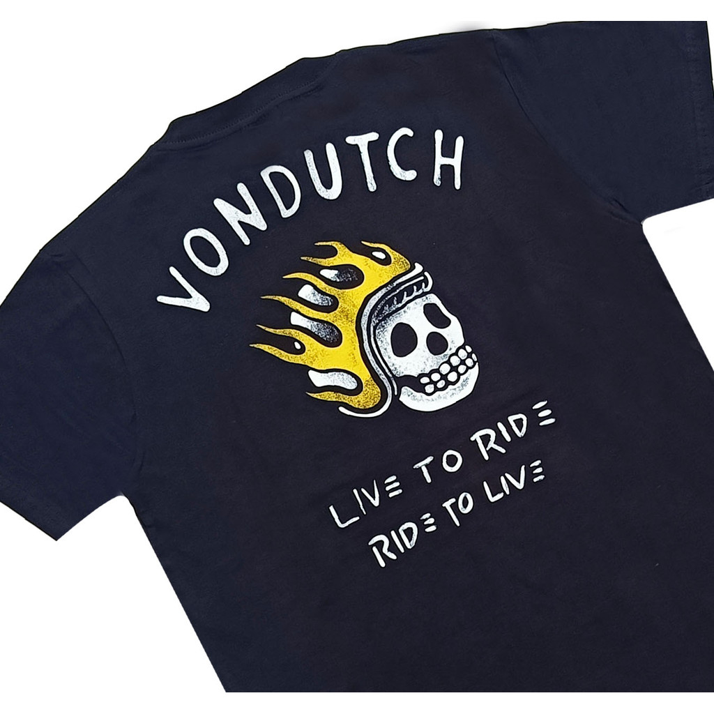 Jual Von Dutch Tshirt Q67 Black | Shopee Indonesia