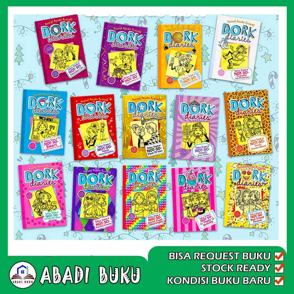 Jual Dork Diaries by Rachel Renée Russell (15 book series) | Shopee ...
